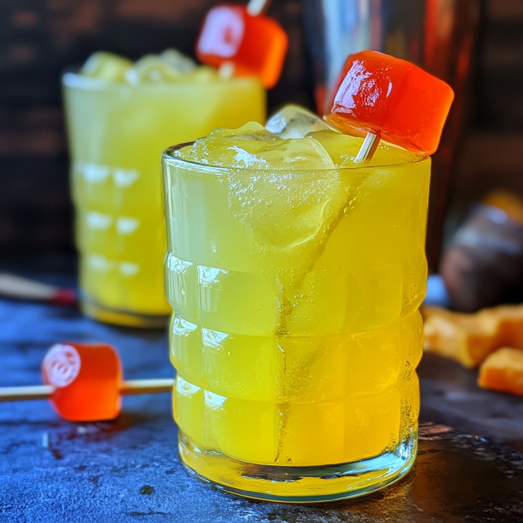 Yellow Hammer Slammer - A Refreshing, Fruity Cocktail - Southern Parm