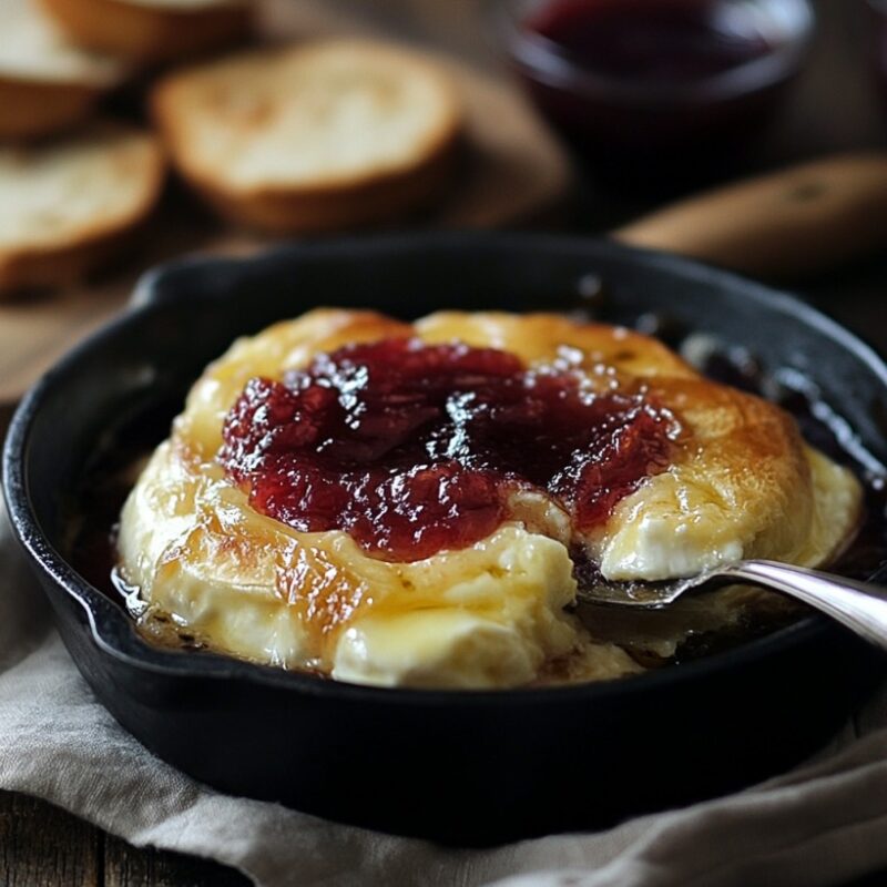 How to Make Baked Brie with Jam in 15 Minutes - Southern Parm