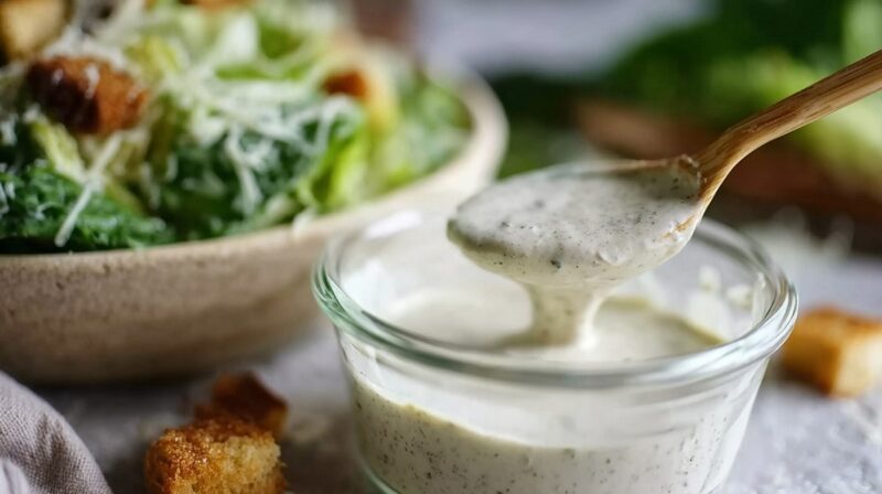 Homemade Caesar Dressing Without Anchovies - Southern Parm
