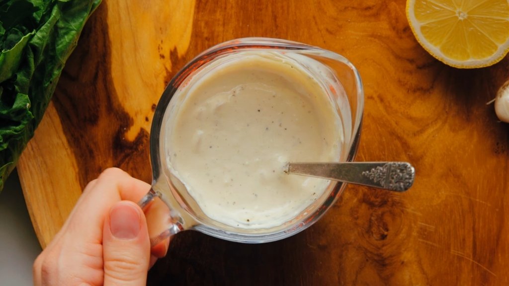 Homemade Caesar Dressing Without Anchovies - Southern Parm