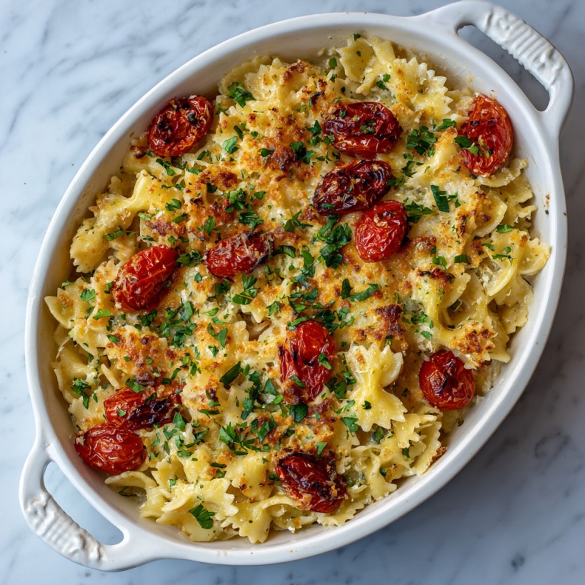 One-Pan Baked Boursin Pasta – So Simple, So Delicious - Southern Parm
